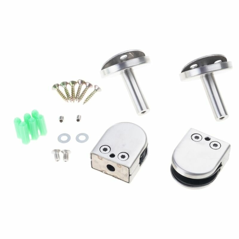 Зажимы для стекла U-образные нержавеющие