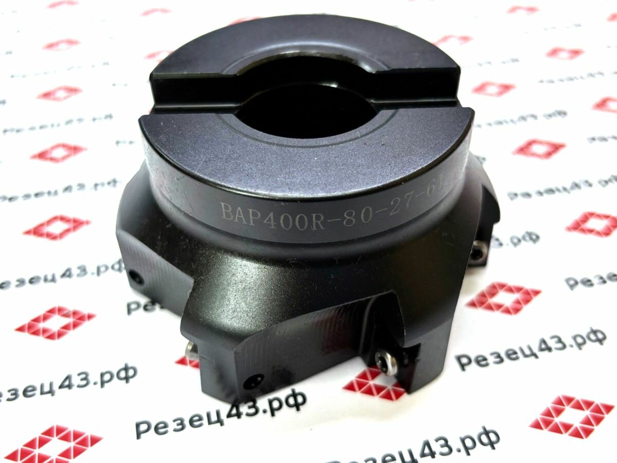 Торцевая насадная фреза 90 градусов HZSK, под сменные пластины TAP400R-80-27-6T