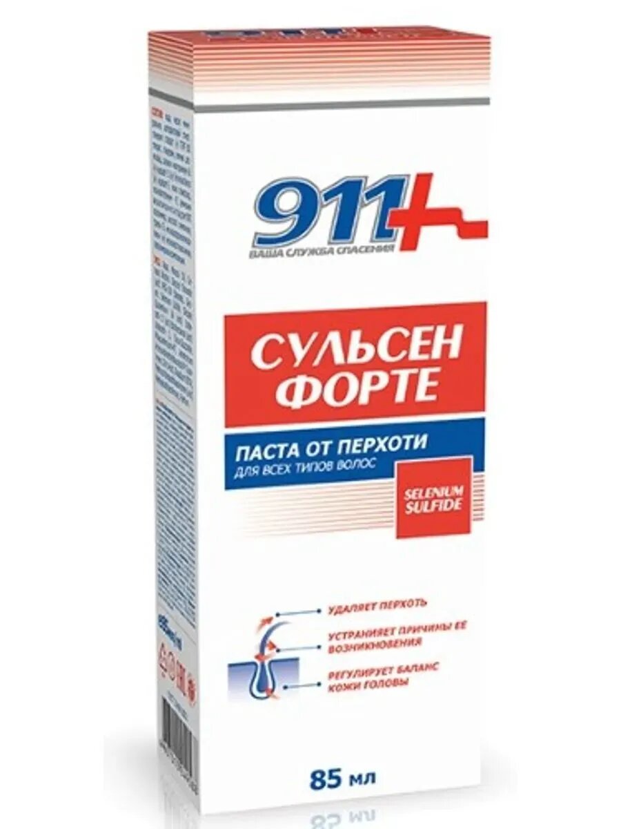 Паста сульсен форте от перхоти 85 мл