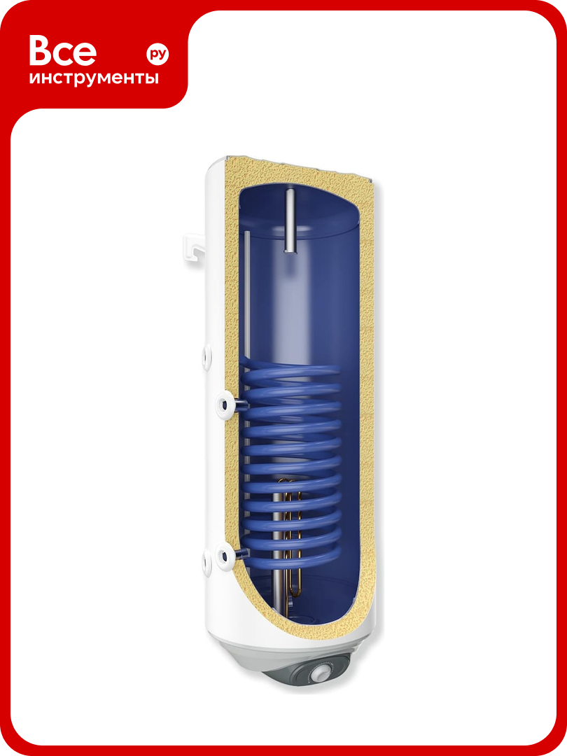 Комбинированный настенный бойлер с теплообменником и эл. тэном Parpol MS 120 700120