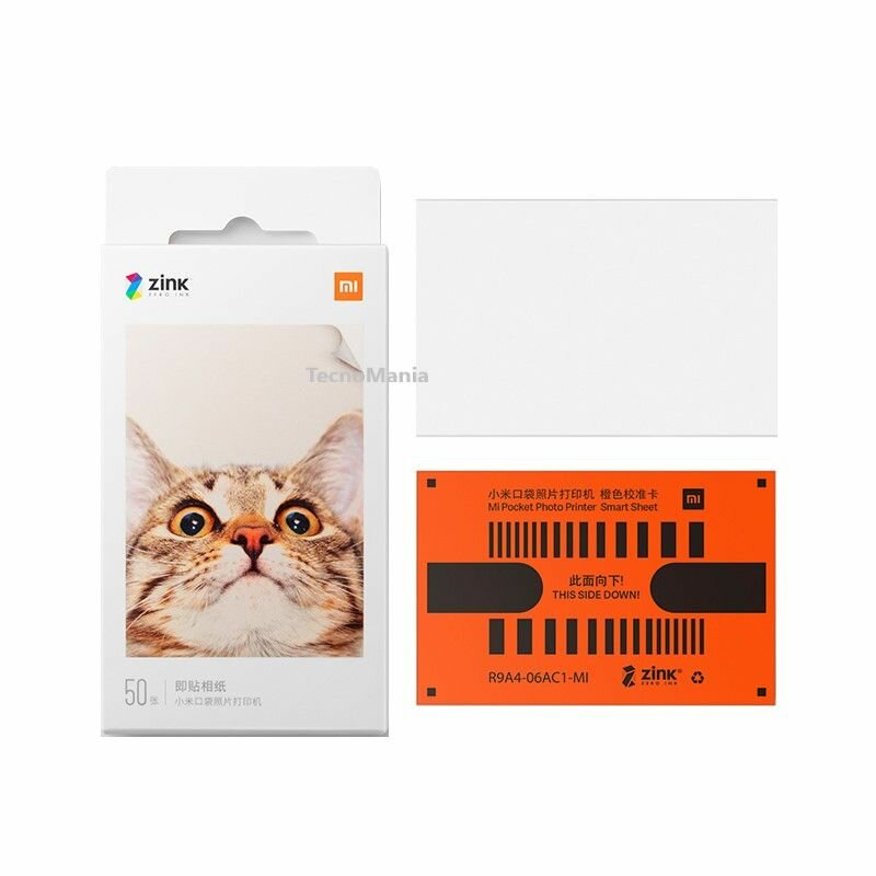 Фотобумага Xiaomi Pocket Printable Sticky Photo Paper 50 Sheets