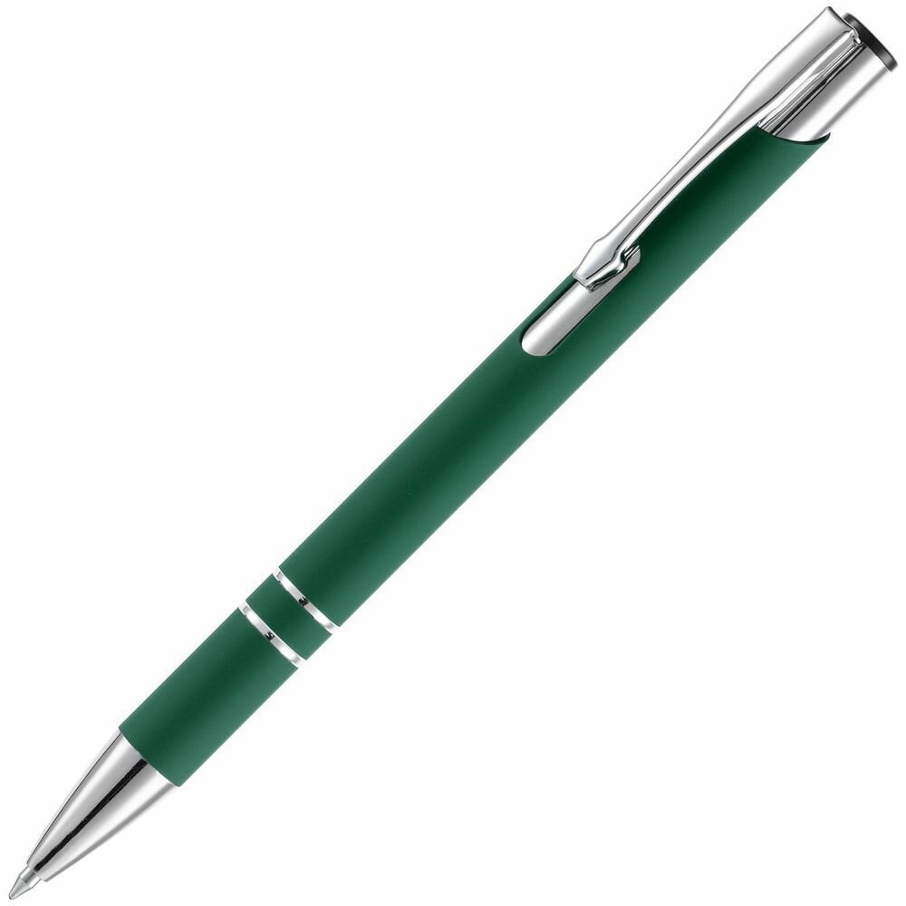 7 шт. Ручка шариковая Keskus Soft Touch, зеленая, Open