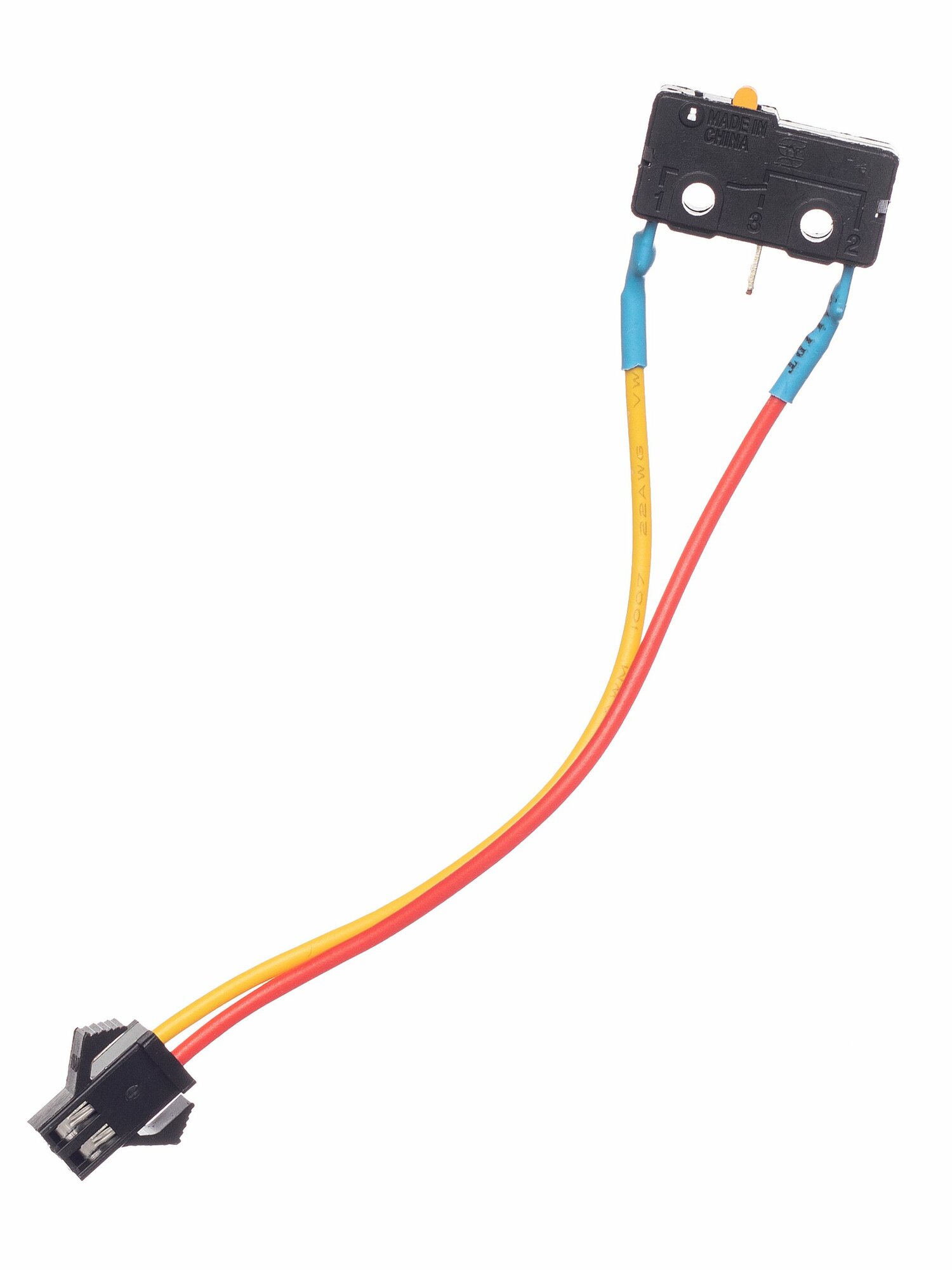 Микроперключатель универсальный для газовой колонки двух-контактный (Zanussi, Ariston, Oasis, Electrolux, Neva и другие)