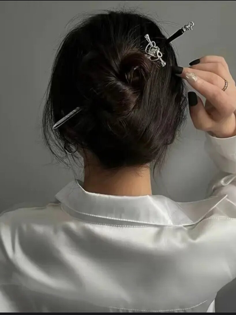 Заколка-шпилька "Меч Королевы", дизайнерская, удобная, стильная, 21 см