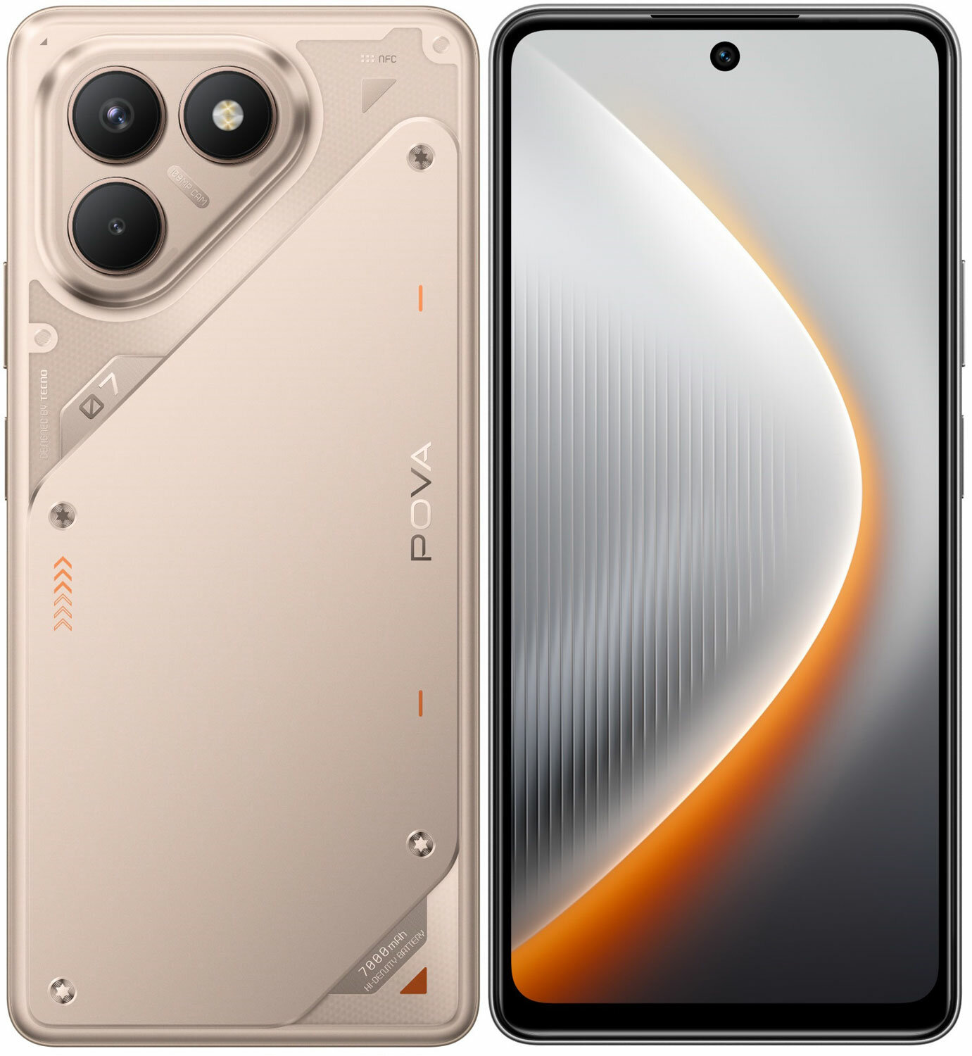 Смартфон Tecno POVA 7 Neo 8+256 Гб титан