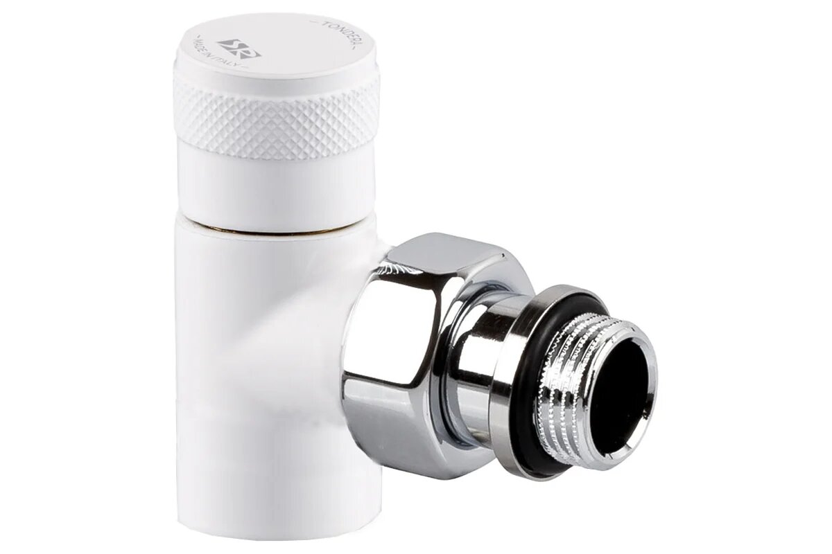 SR Rubinetterie Запорный угловой клапан Tondera 1/2" белый 0670-1500VC0A элемент