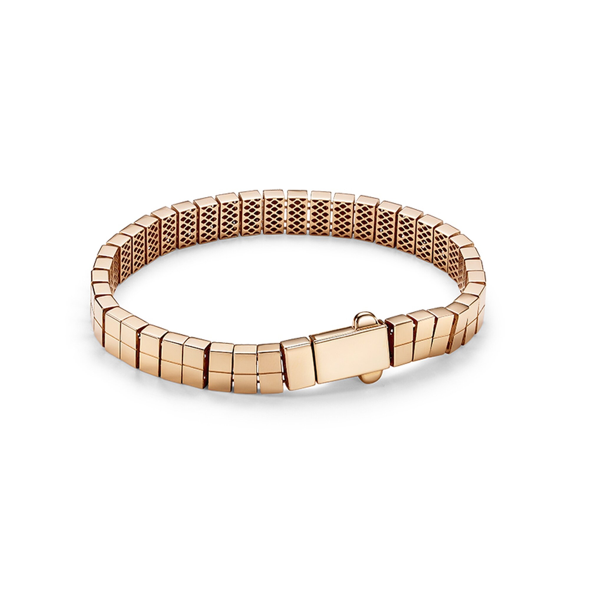 Глидерный браслет, красное золото, 585 проба