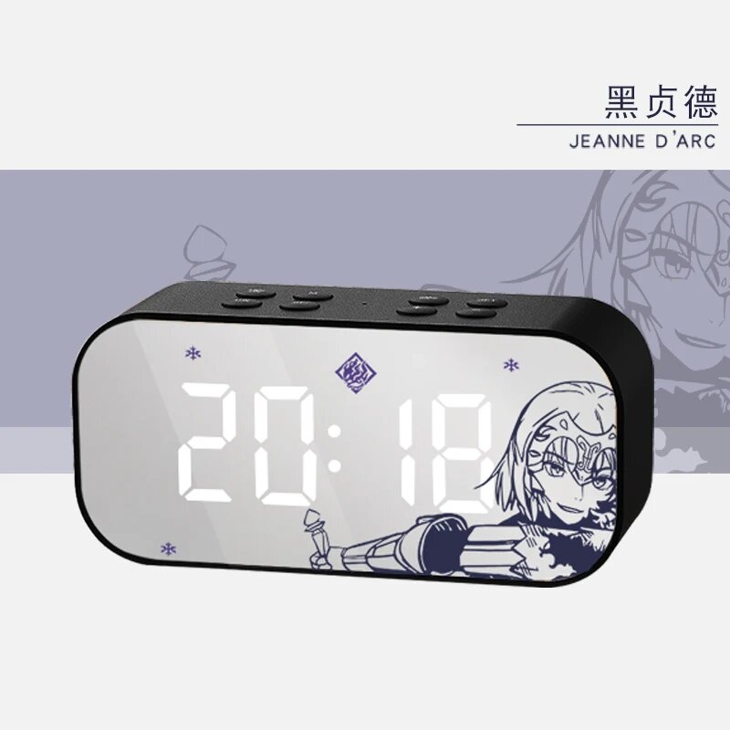 Аниме дорогой в FRANXX 02 Zero Two Cos Bluetooth аудио будильник Многофункциональные Беспроводные часы Bungo бродячие собаки подарки, STYLE1, Gift Package, Унисекс