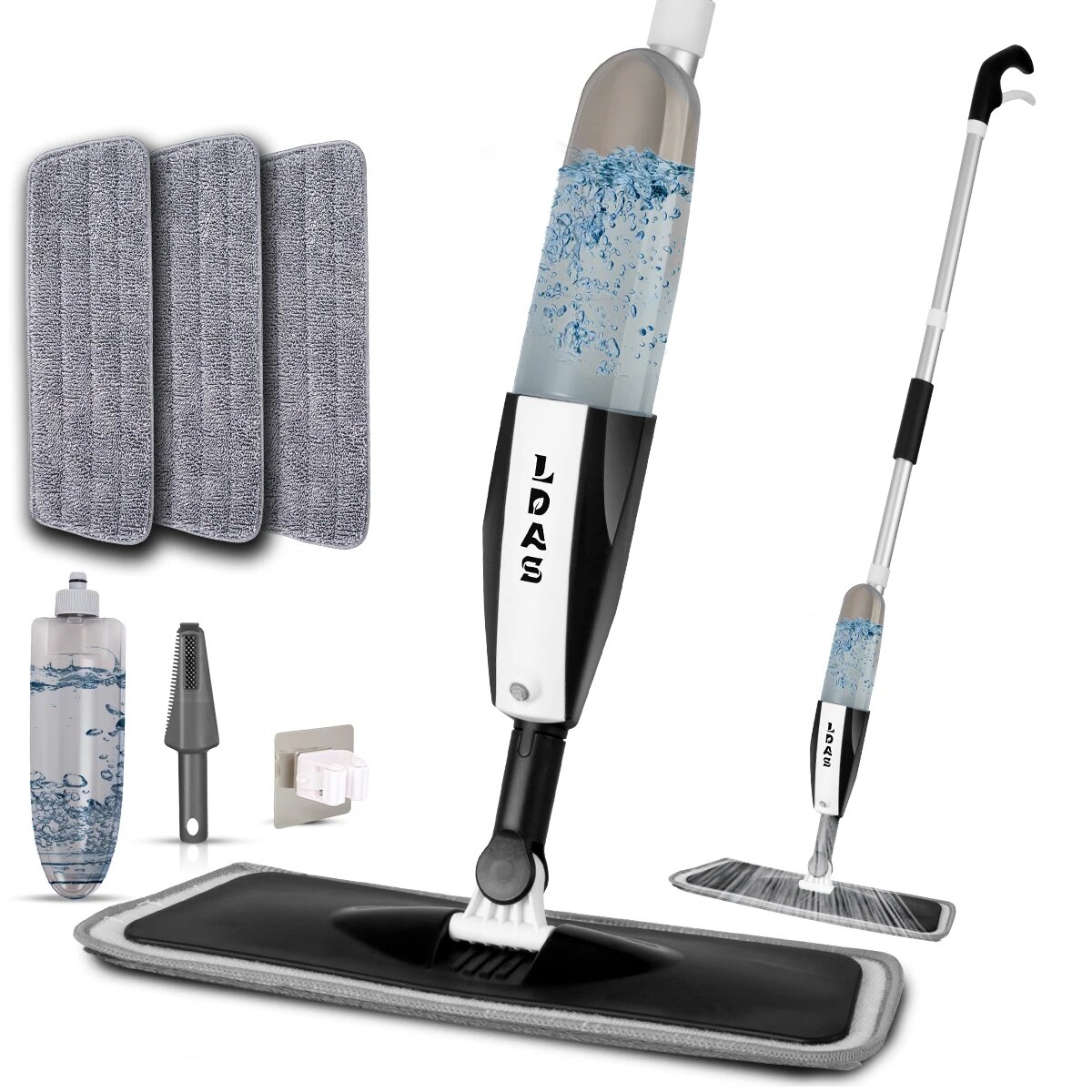 Швабра Magic Spray SDARISB Серый, Grey White