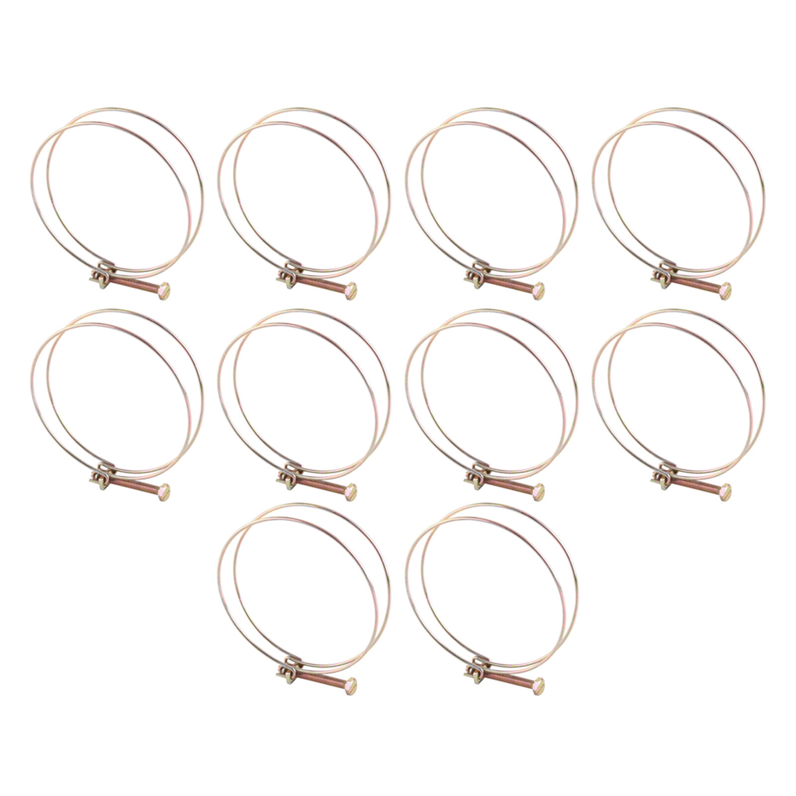 Хомут для водяного шланга с двойной проволокой, зажим для трубы, сантехнический кронштейн (94-100 мм)