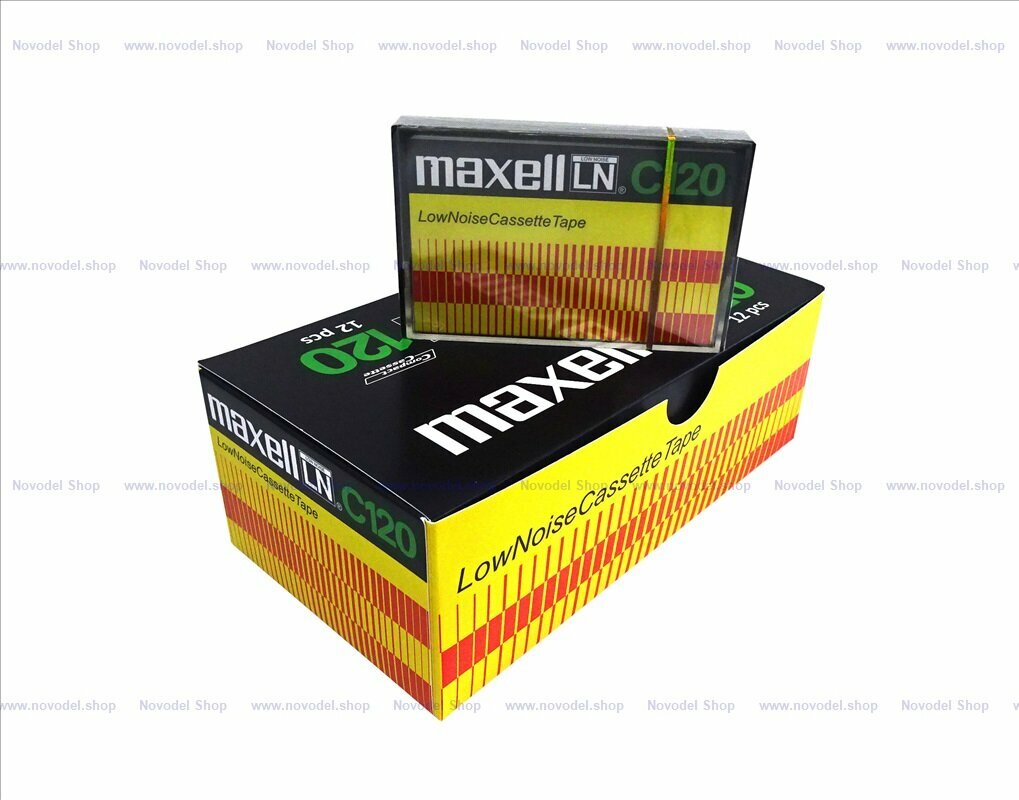 Аудиокассета "Maxell LN C120" в коробке