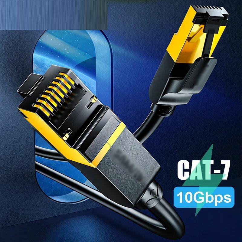 Кабель Ethernet Cat7, сетевой кабель UTP CAT 7 RJ45, сетевой кабель RJ45 Cat7, интернет-кабель, патч-корд для модема, кабель маршрутизатора