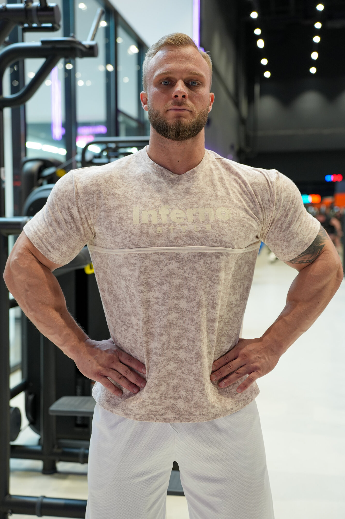 Футболка спортивная Inferno Style Футболка спортивная открытый шов "INFERNO style"(П) Ф-016-002-09