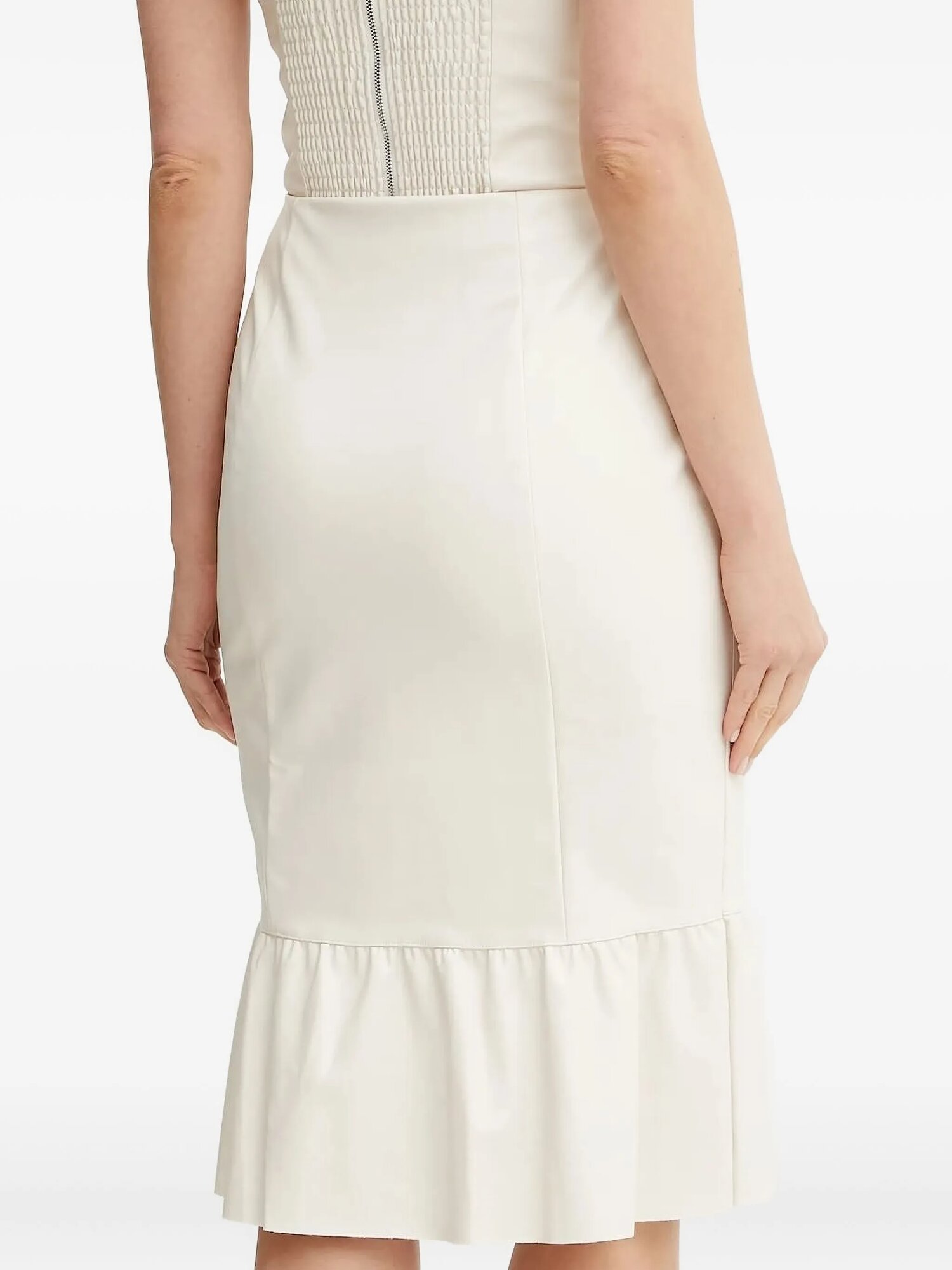 Юбка Armani Exchange Ruffle-hem midi skirt, размер 40, разноцветный — фото 1