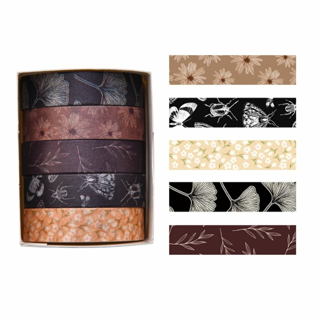 1 коробка наклеек для коллажей "Сделай сам" из серии "Цитаты Мори" ручной работы-4