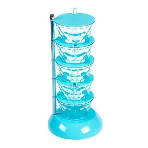 Вращающиеся многоуровневые вертикальные коробки для приправ, прозрачные стеклянные контейнеры для приправ, контейнеры для соли, домашние кухонные принадлежности, свиньи для соли, подвалы и серверы