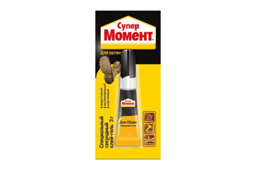 Клей-гель секундный Момент Супер для обуви, 3 г