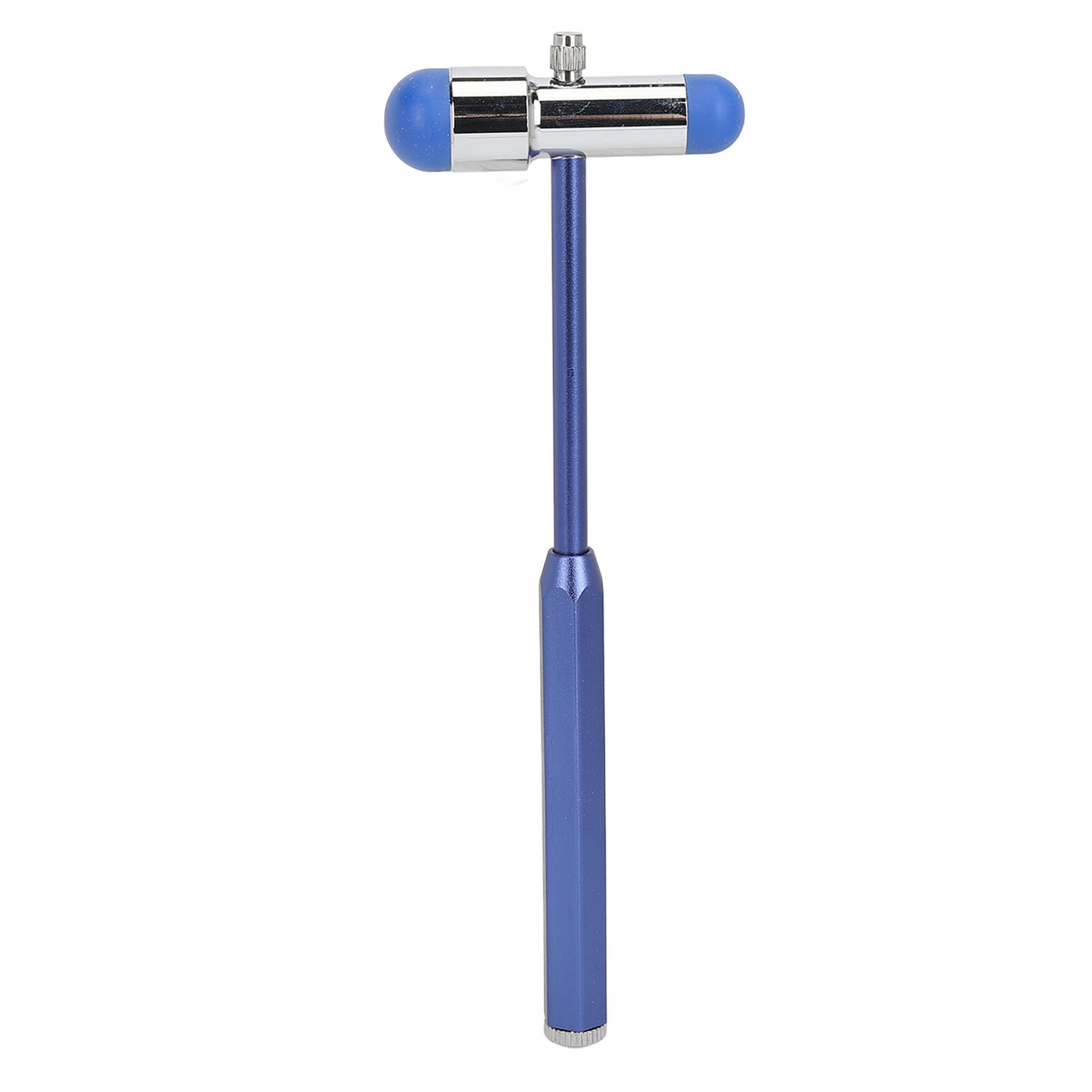 Рефлекторный молоток алюминиевый сплав Тромнер Неврологический рефлекторный молот с гуманизированной ручкой синей