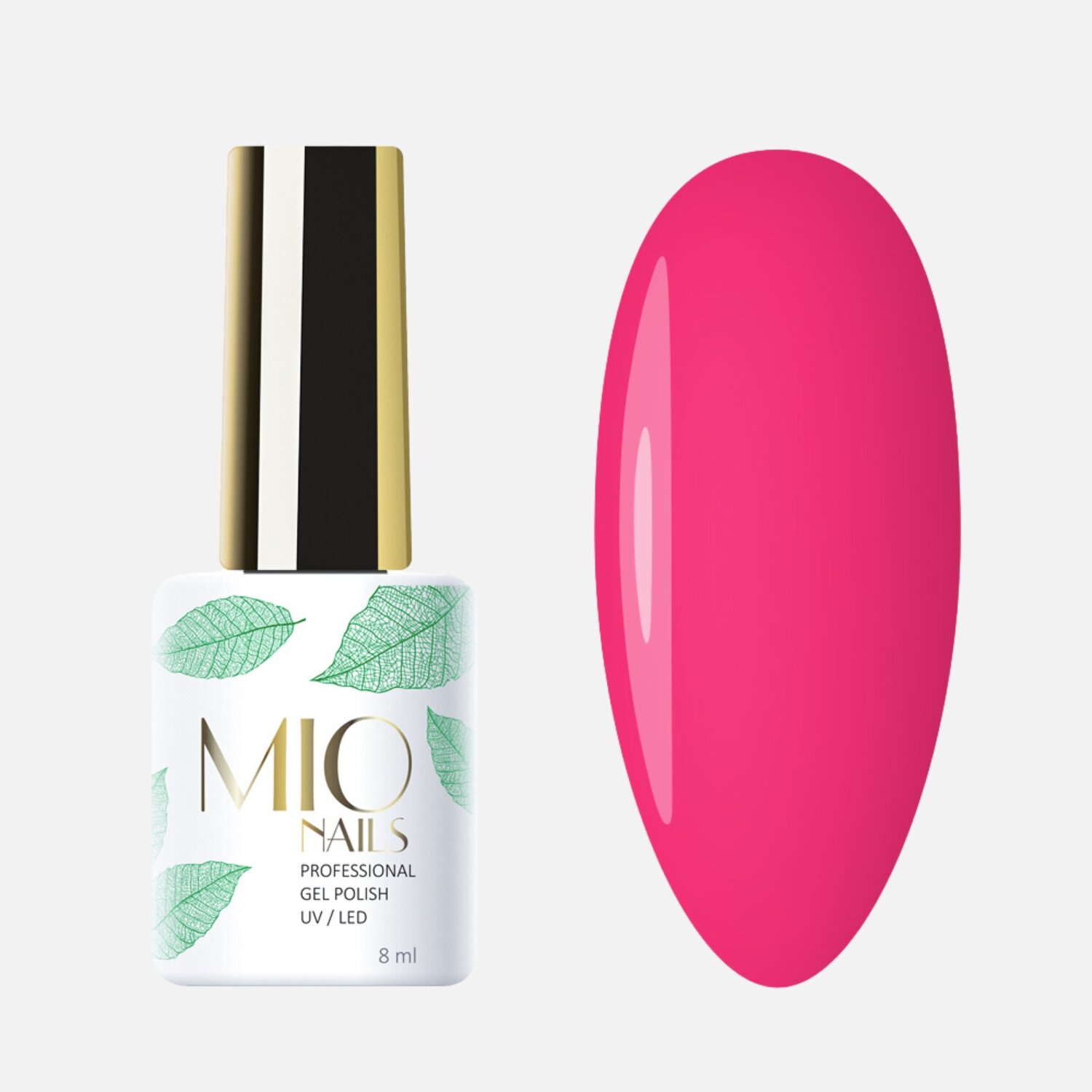 Гель-лак MIO Nails Neon №02 8 мл оттенок яркий розовый неон