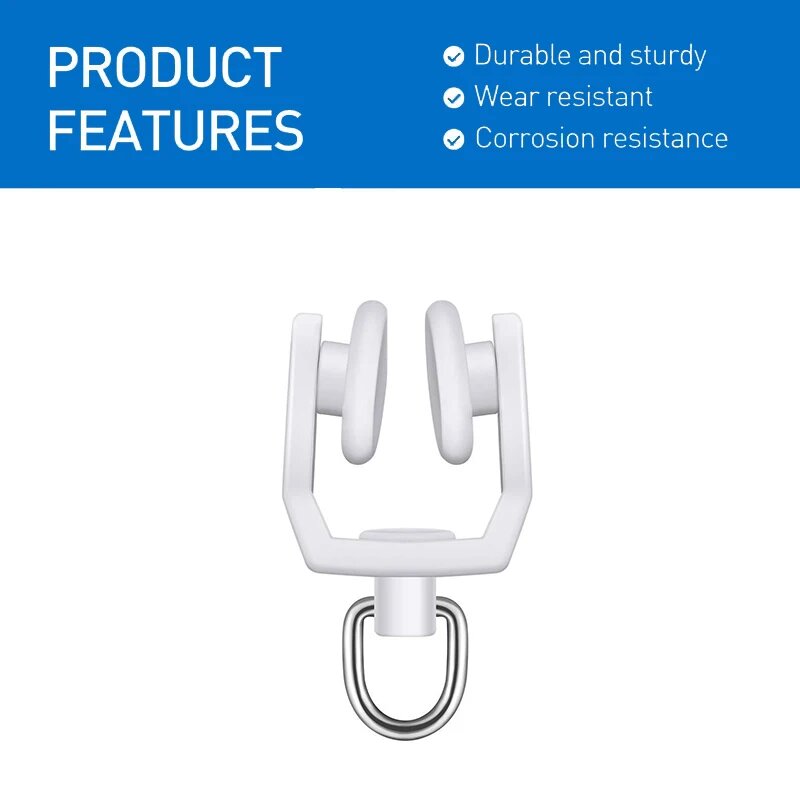 Пластиковые гибкие карнизы с роликами 10pcs