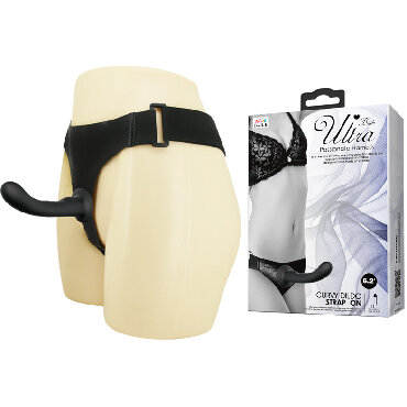 Baile Ultra Passionate Harness, черный Страпон с трусиками