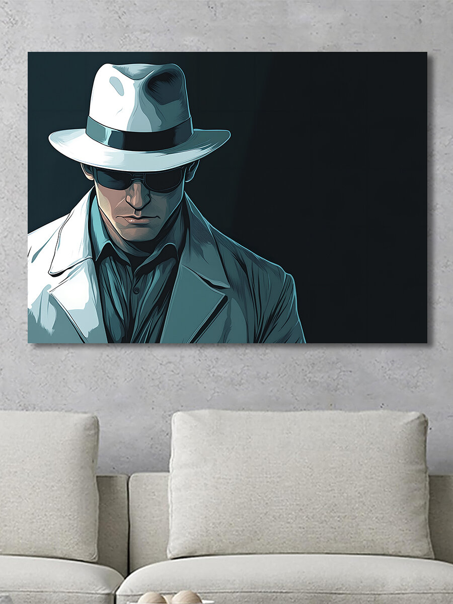 Картина интерьерная - "Гангстеры, мафия", 60х80 см.