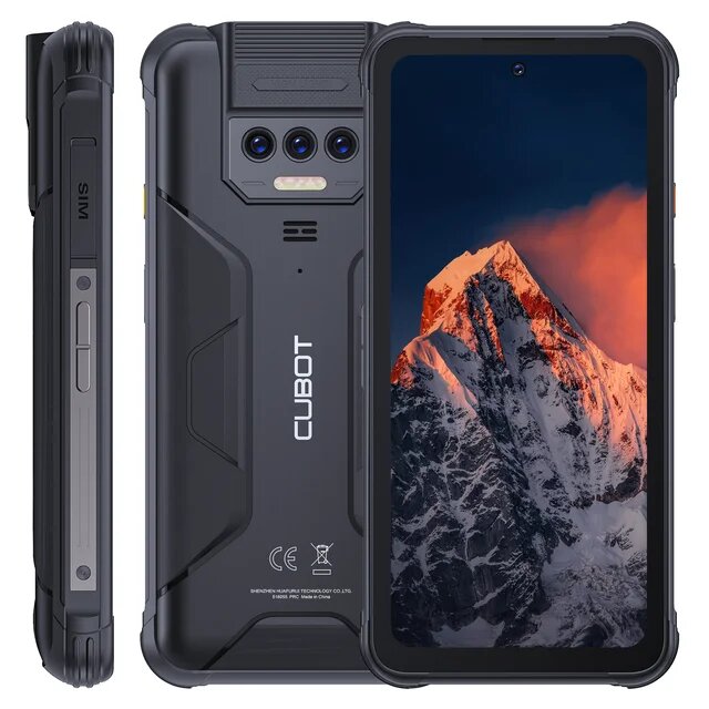 Смартфон Cubot KingKong 8, 6/256 ГБ, быстрая зарядка，черный ,10600mAh, 6.528"inch