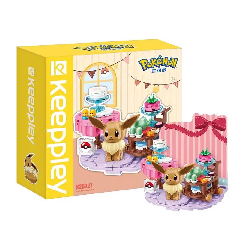 Keeppley Pokemon Pikachu Beach Party Конструктор Without Box, K20227