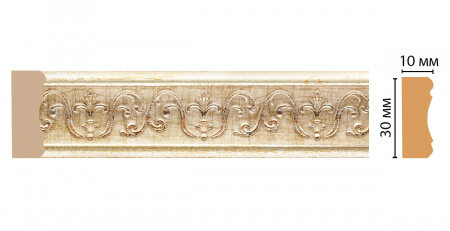 Молдинг Decomaster 165-281 В30хШ10хД2400 мм / Декомастер.