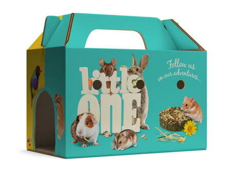 RIO/LITTLE ONE набор 10 шт 36 см х 32 см х 0,3 см переноска для животных картонная