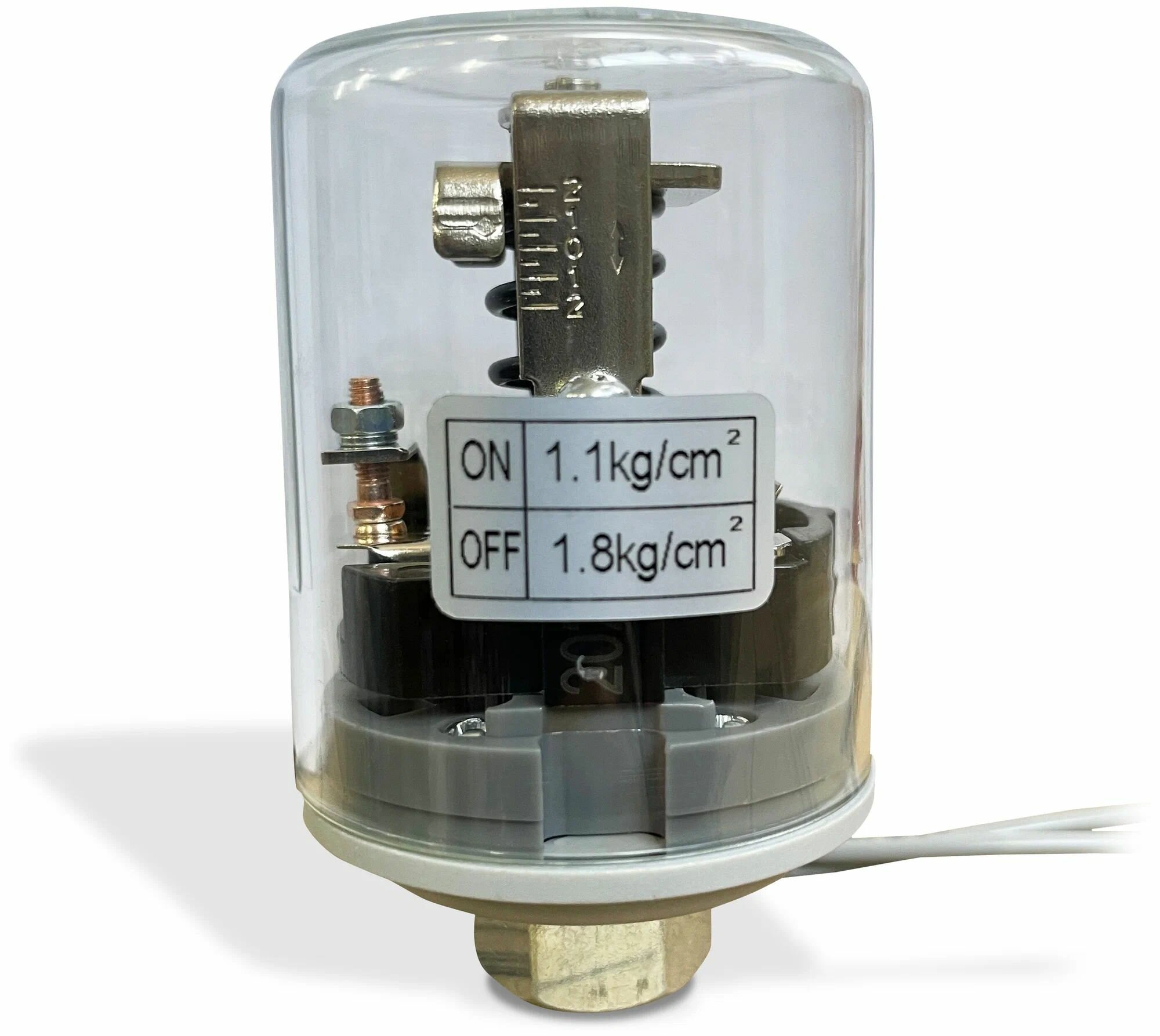 Реле давления Vodotok "МДД-2", для мини-станций, металл, стекло, серебристое, 1/4