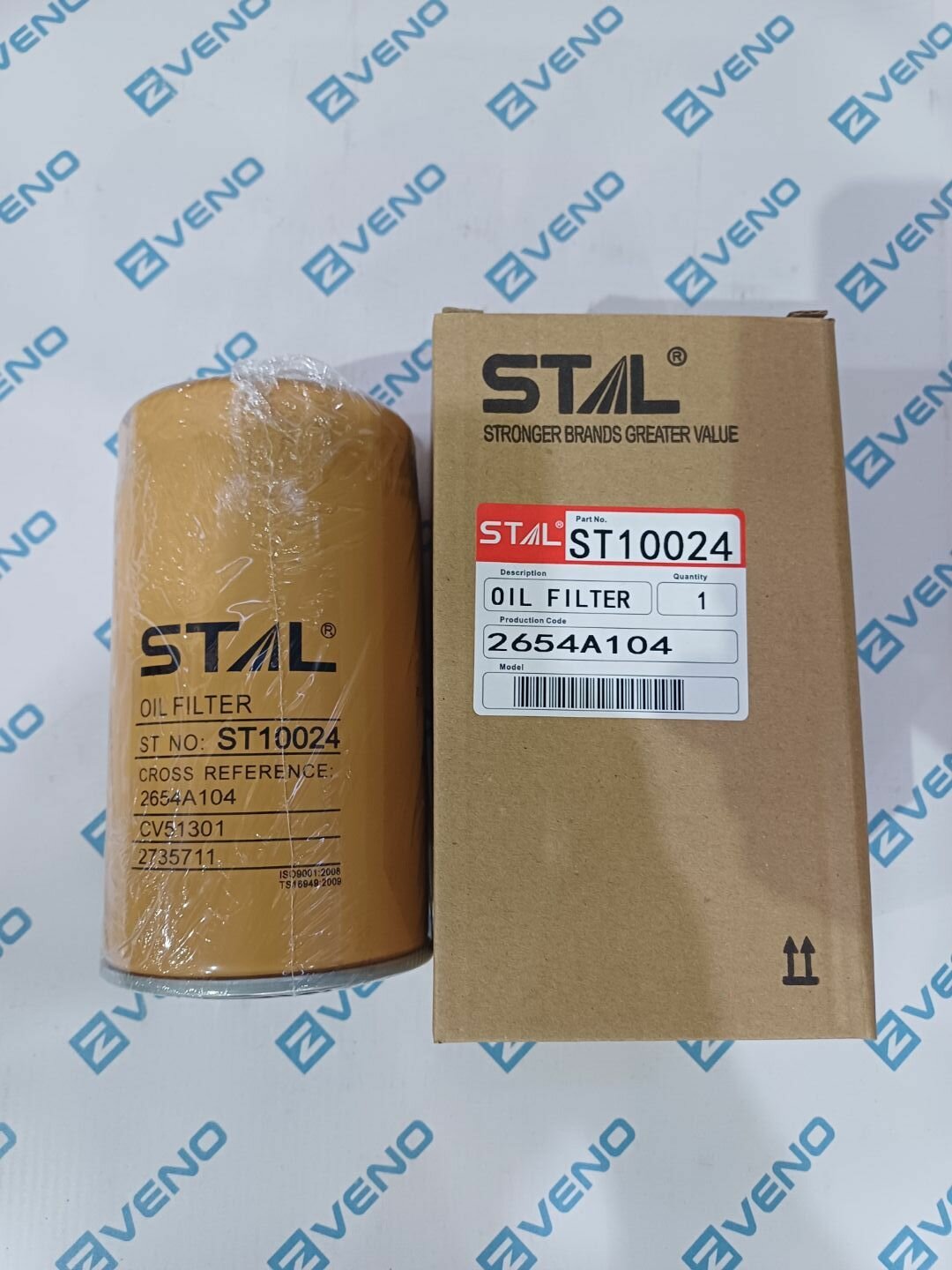 Фильтр масляный STAL ST10024 (273-5711; CA2735711; 2654A104; 743204; SAO6110; CV51301) Manitou Caterpillar Perkins