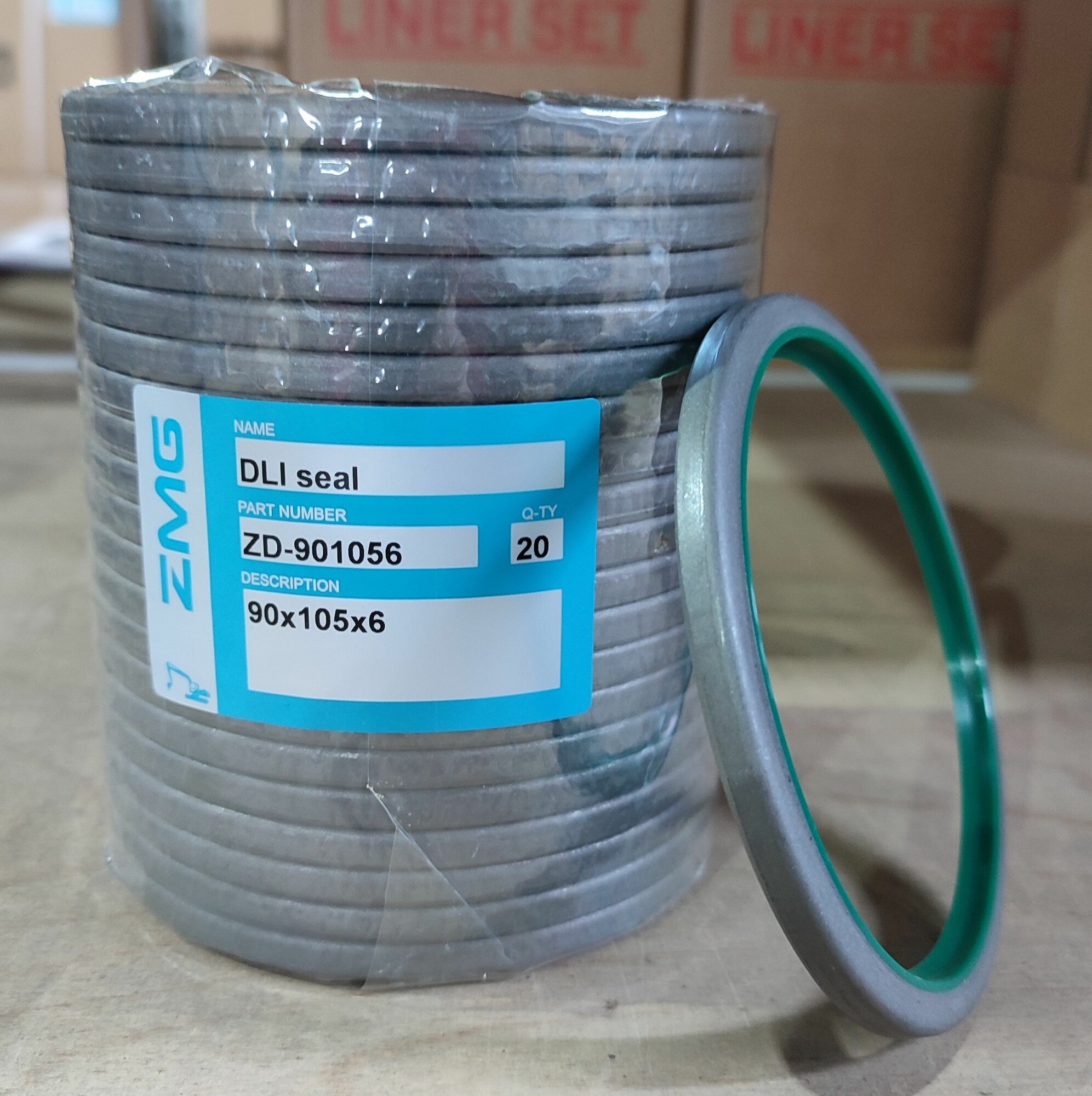 Уплотнение ZMG ZD-901056 (4067901, S700-090206, Y000-090000, 130-09-12960) для экскаваторов Hitachi, Komatsu 1 штука