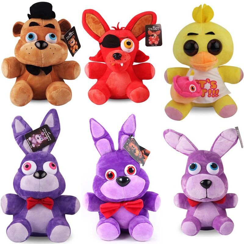 Мягкая игрушка Foxy из популярной игры Five Nights At Freddy's FNAF, размером 18 см, красного цвета