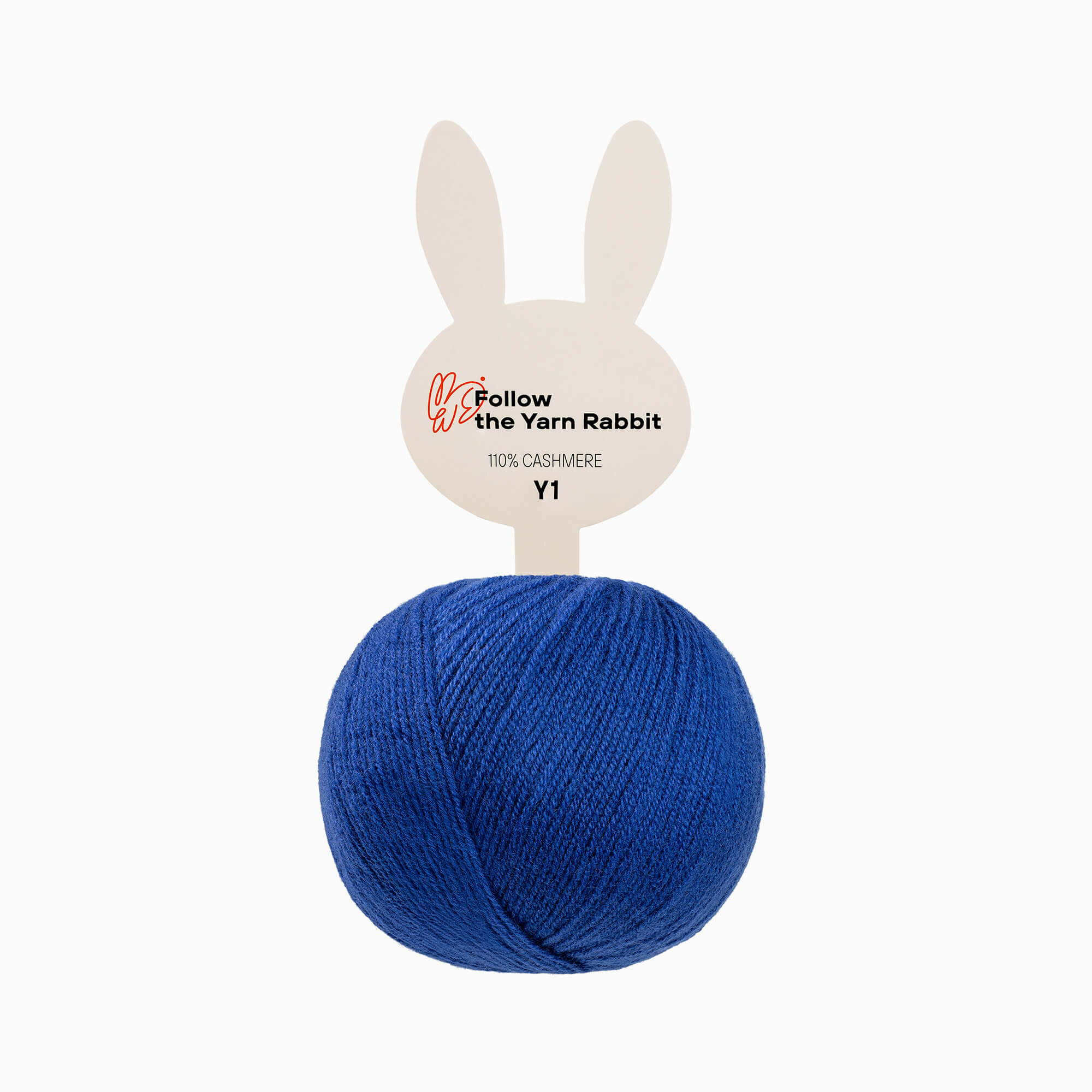 Кашемир 100% Y1 Royal Blue 210 м / 50 гр FOLLOW THE YARN RABBIT