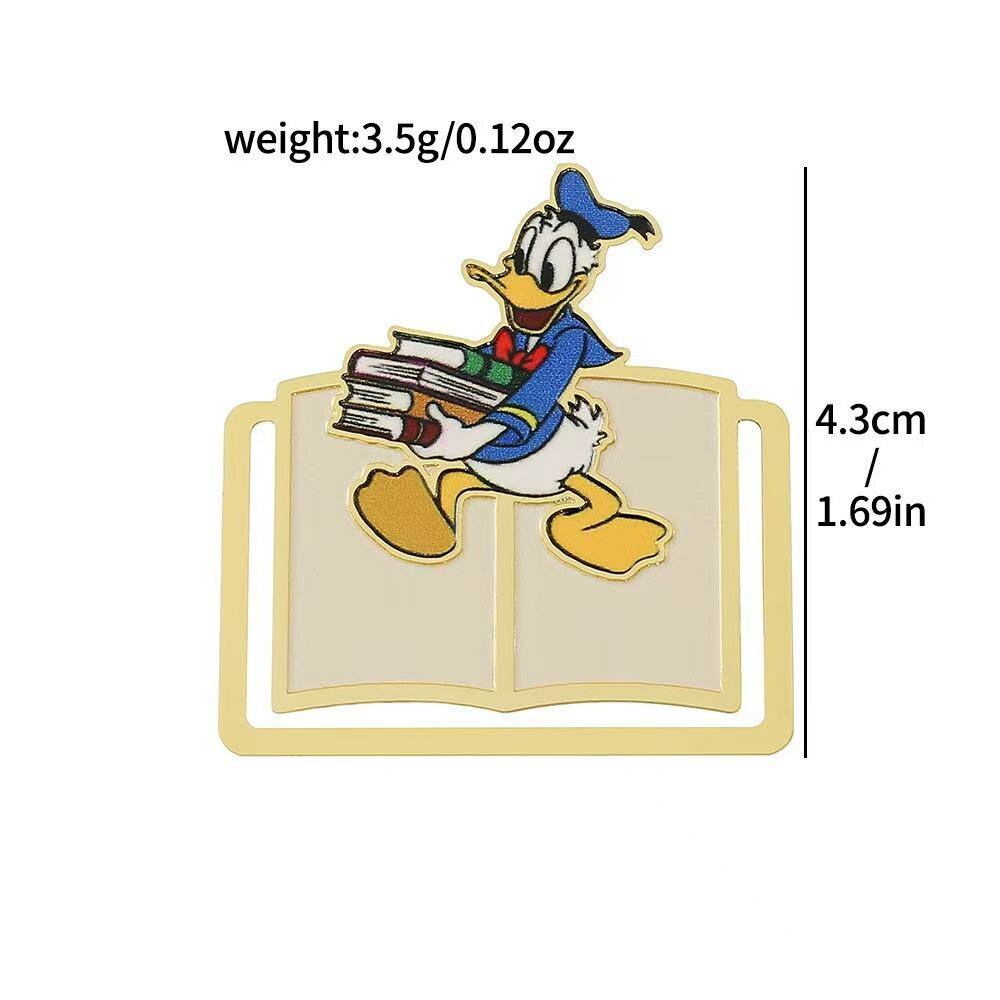 Металлическая закладка Микки Маус и Минни MINISO