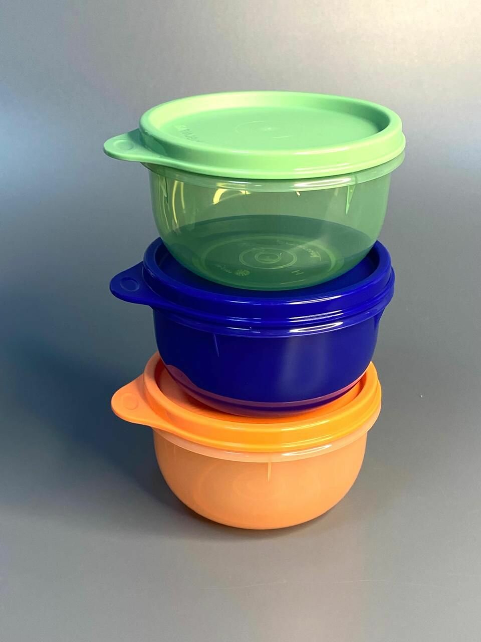 Набор замесочных блюд "Мини" 250 мл, с крышками (3шт.) Tupperware