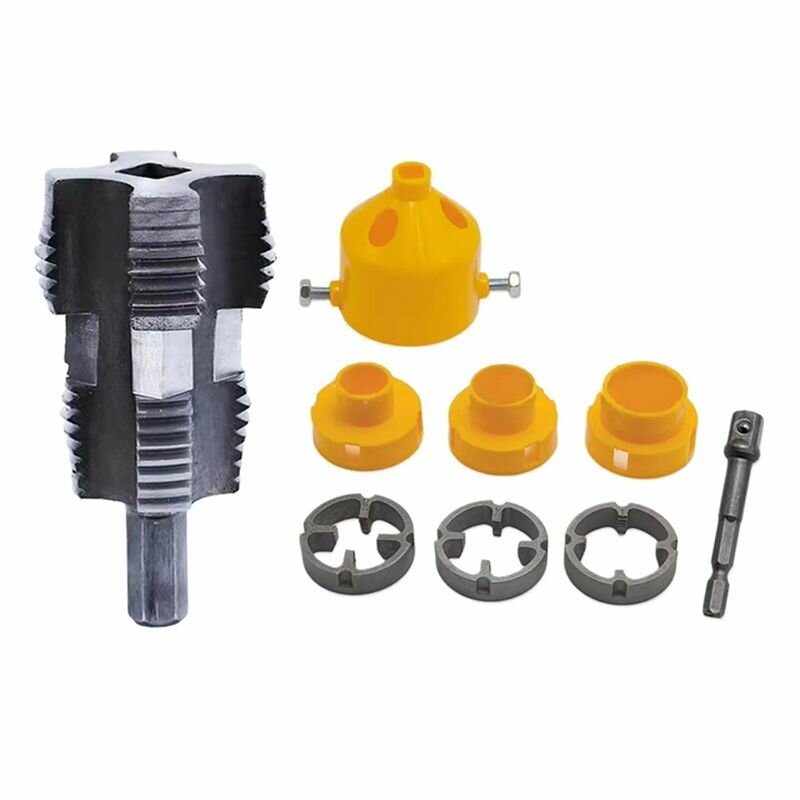 9 Шт./Комплект Набор Для Резьбонарезки Труб Из ПВХ Резьбонарезная Круглая Матрица