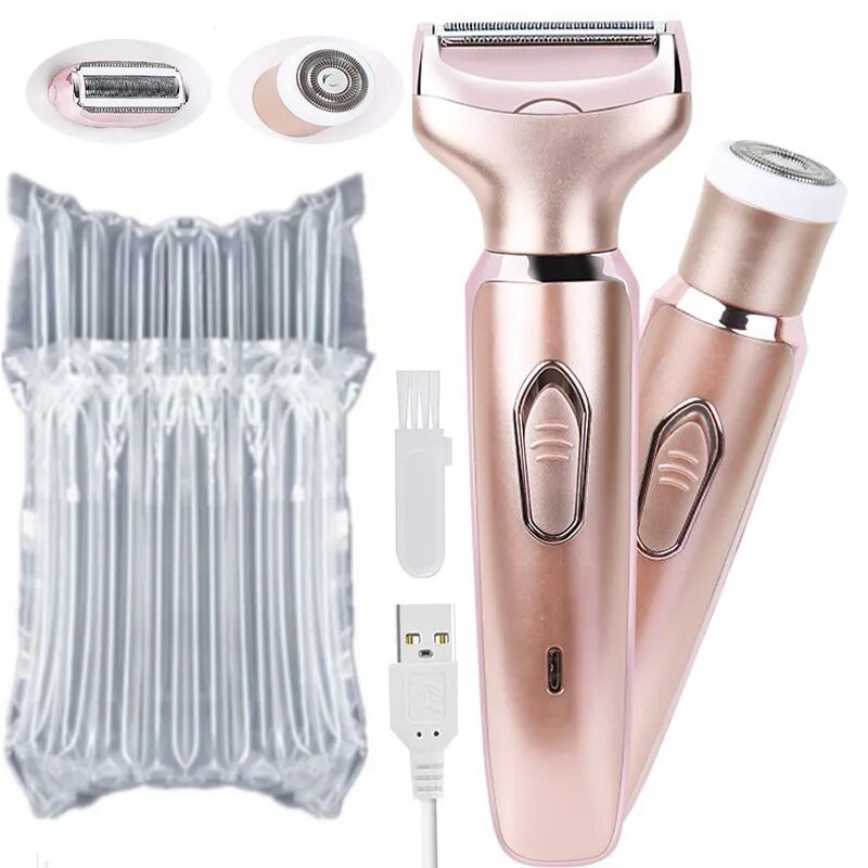 Интимный триммер для стрижки, женская машинка для стрижки уха, депиляция, женский эпилятор, секретная Бритва для зон интима, зоны бикини, Лобковая машинка, Without box