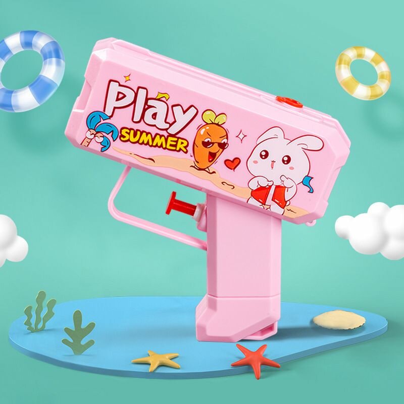 Детская водная игра, мультяшный револьвер, водяной пистолет, интерактивная битва для родителей и детей, ванной и пляжа, игрушка