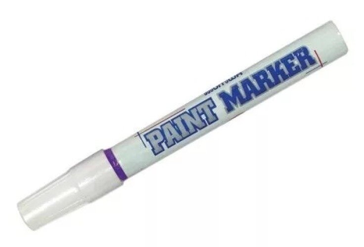 Маркер Munhwa / Мунхва PM-01 краска, в алюминиевом корпусе, черный, линия 4мм / инструменты