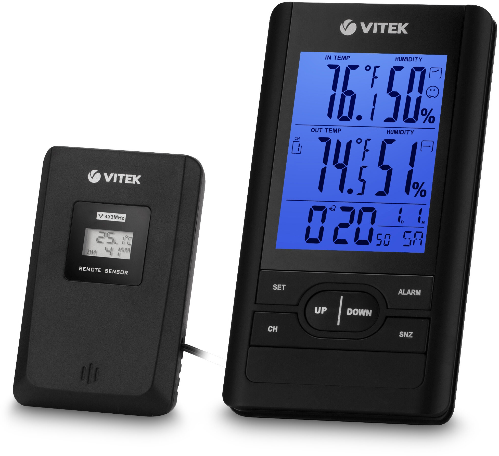 Погодная станция Vitek VT-3532 черный