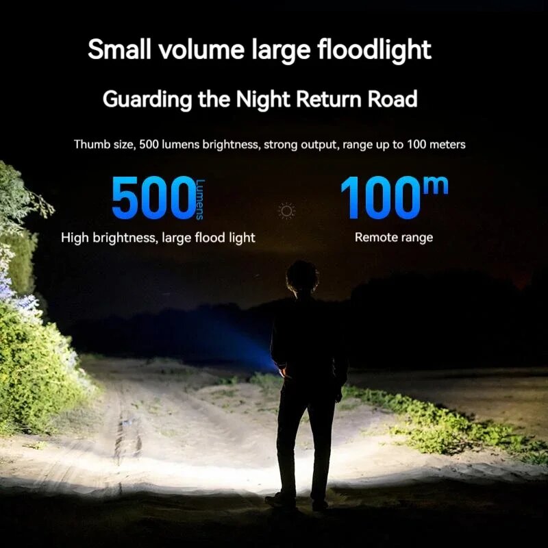 Перезаряжаемый Миниатюрный Портативный Фонарь Philips EDC LED Для Походов, Самообороны, С УФ-защитой, Ударопрочный — фото 1