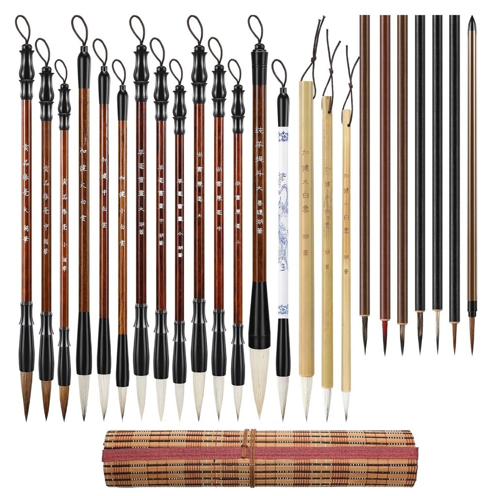 24шт кисть для каллиграфии кисть для китайской живописи антитетическая кисть для письма куплетов