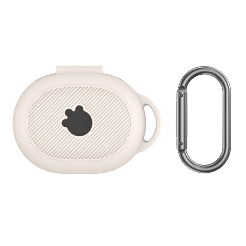 Чехол для наушников, Подходит для гарнитуры Arctis GameBuds, силиконовый защитный чехол-темно-белый