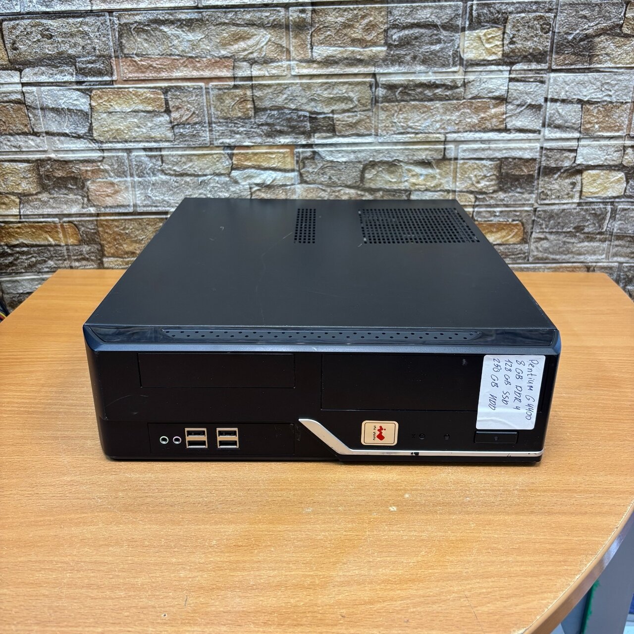 Компьютер Pentium G4400 • 8GB • SSD128GB + HDD250GB • компактный
