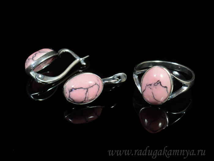 Серьги, кахолонг