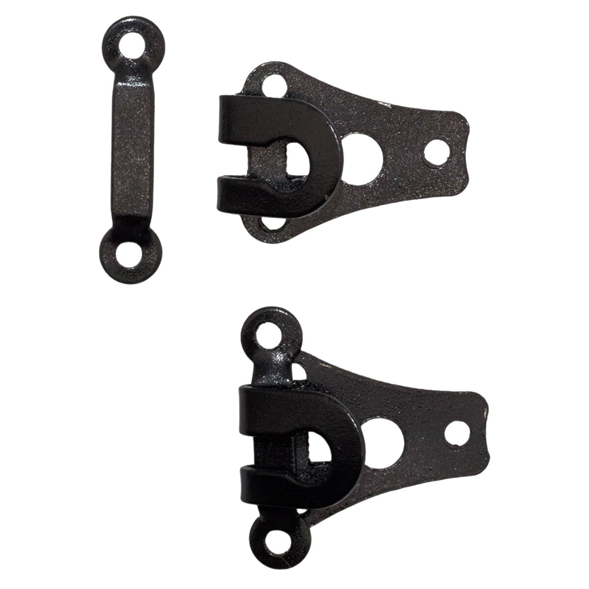 Застежка крючок для одежды, BIG, 69149, 11 мм (19*21 мм), пришивная, металл (черный), 50 шт