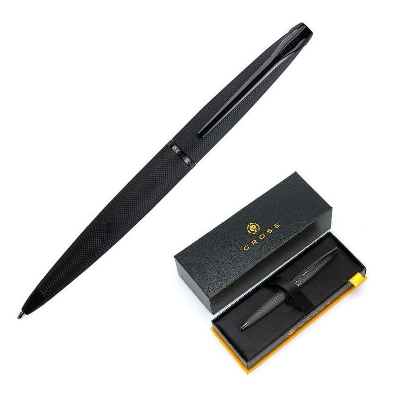 Ручка шариковая автоматическая Cross ATX Brushed Black PVD882-41