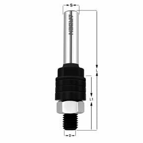Державка для фрезы дисковой (крепление гайкой) L1-26 Lоб-67,5 S-8x32 ARDEN 707812